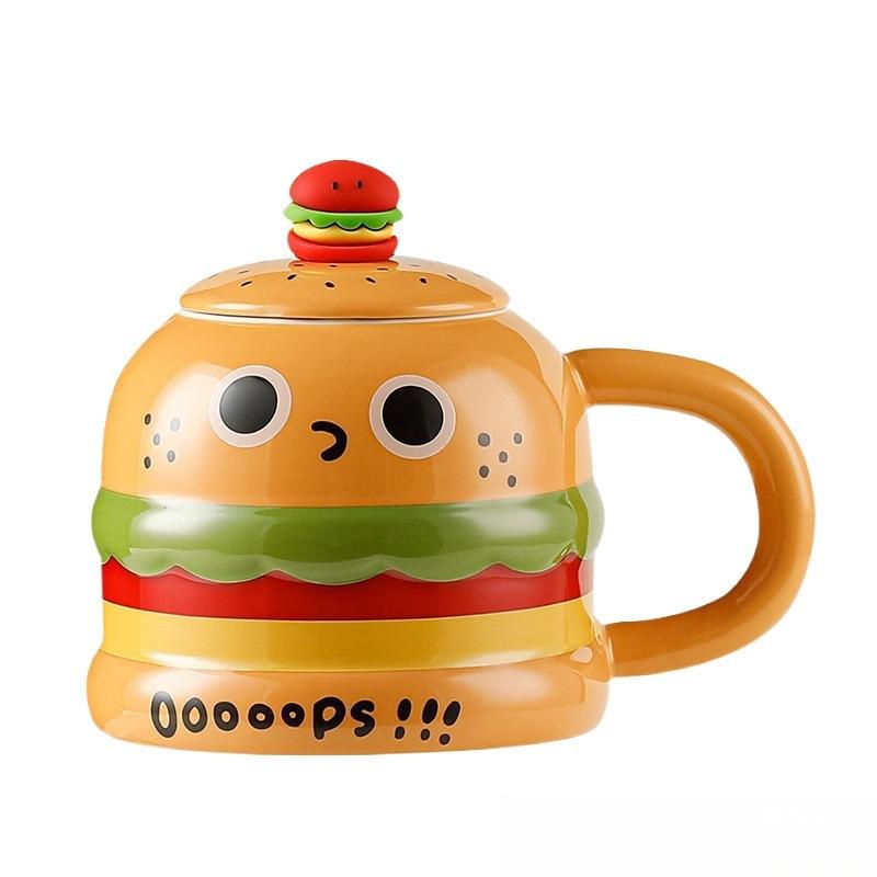 ・素材: 36%以上骨粉骨瓷・アイテム: カップ・スタイル: 韓国風・機能: 耐熱・構造: 単層・対象者: 一般・パターン: キャラクター・電子レンジ: 使用可能・形状: 不規則・重量: 約450g・セット内容: 3点セット・付属品: 蓋、...