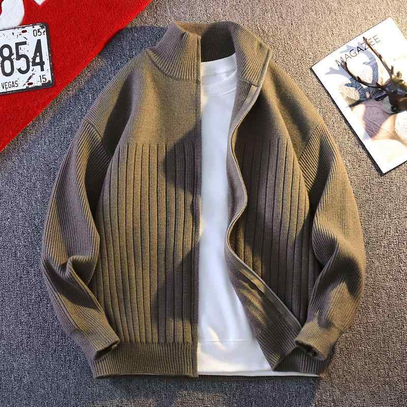 ・カテゴリ: ニットカーディガン・スタイル: 韓国風・タイプ: カーディガン・フィット: ルーズ・襟型: スタンドカラー・袖丈: 長袖・厚さ: 厚手・詳細: ツイスト・対象年齢: 18-24歳・素材: 化学繊維混紡・主素材: ビスコース繊維...