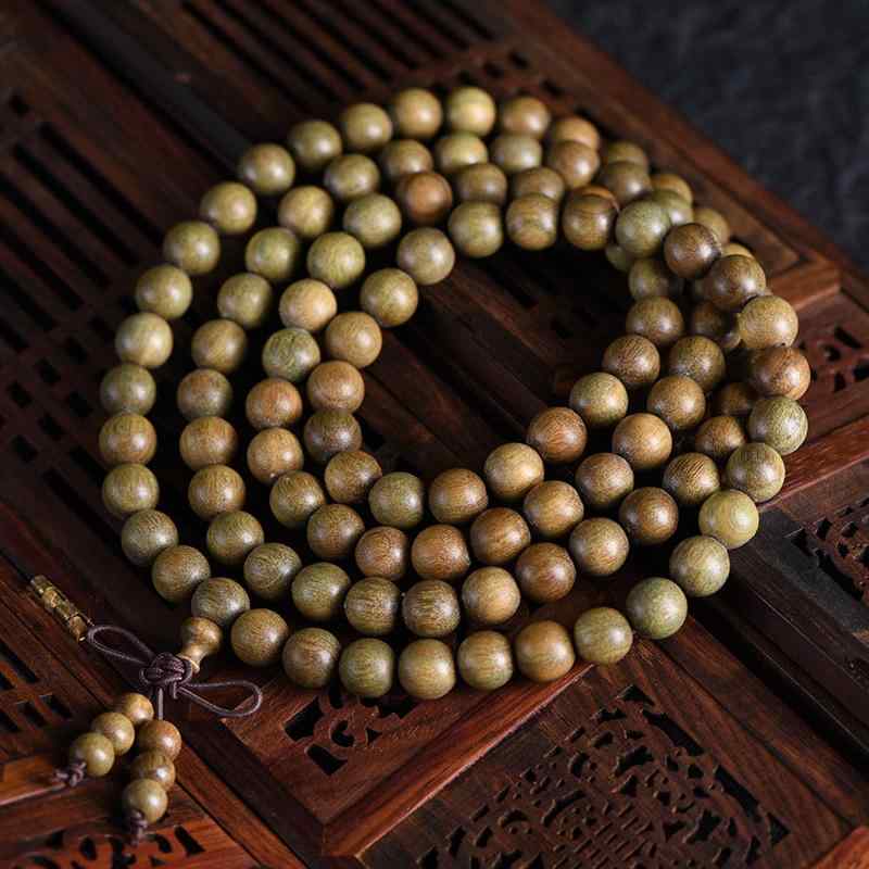 ・素材: 朱砂・加工: 手作り・スタイル: 新中式・デザイン: その他・用途: 旅行記念・色: 緑檀念珠 108個 6mm、緑檀念珠 108個 8mm、緑檀念珠 108個 10mm・流行要素: 緑檀木手串・スタイル分類: 文芸復古・商品カテ...