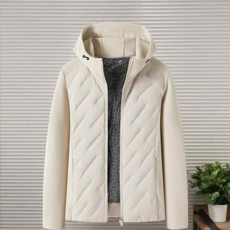 項目名: カテゴリ値: 羽絨服 項目名: スタイル値: ベーシック 項目名: 対象値: 青年 項目名: 性別値: 男性 項目名: 着丈値: ミドルロング（65cm超80cm以下） 項目名: フィット値: レギュラー 項目名: 襟型値: ノー...