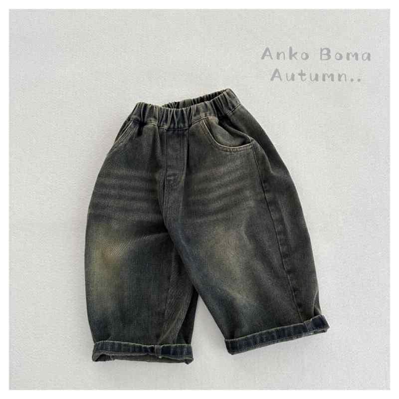 ・カテゴリ: 子供用パンツ・スタイル: 欧米風、カジュアル・素材: デニム、綿100%・対象: 男女兼用、中小・パンツ丈: 長ズボン・股: 開いていない・柄: 無地・画像: 実物写真、モデルなし・要素: 流行、欧米・ウエスト: 中 висо...