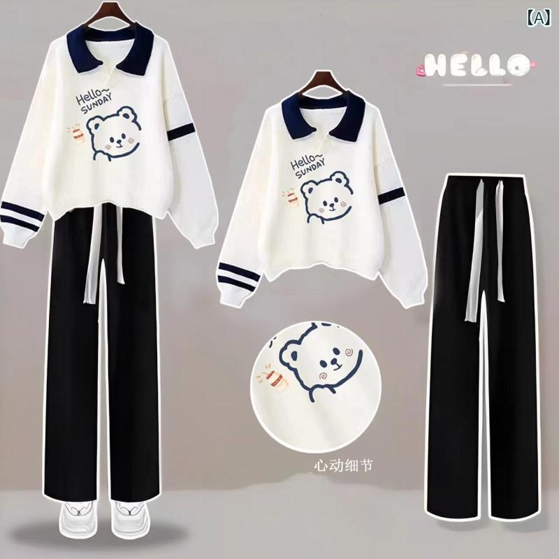 ・柄: アニメ/漫画・人気要素: プリント・加工: 防しわ加工・素材: 綿、スパンデックス・混紡率: 30～50%・スパンデックス混紡率: 50～70%・カラー: 白+黒パンツセット, 白+グレーパンツセット, 紺+黒パンツセット, 紺+グ...