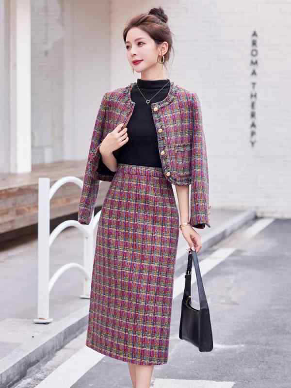 ・スカート丈: ロング・主な素材: ポリエステル・カラー: 画像色・サイズ: S, M, L, XL, XXL・スタイル: プライベート, エレガント・袖丈: 長袖・袖のタイプ: レギュラー・セット内容: スカート