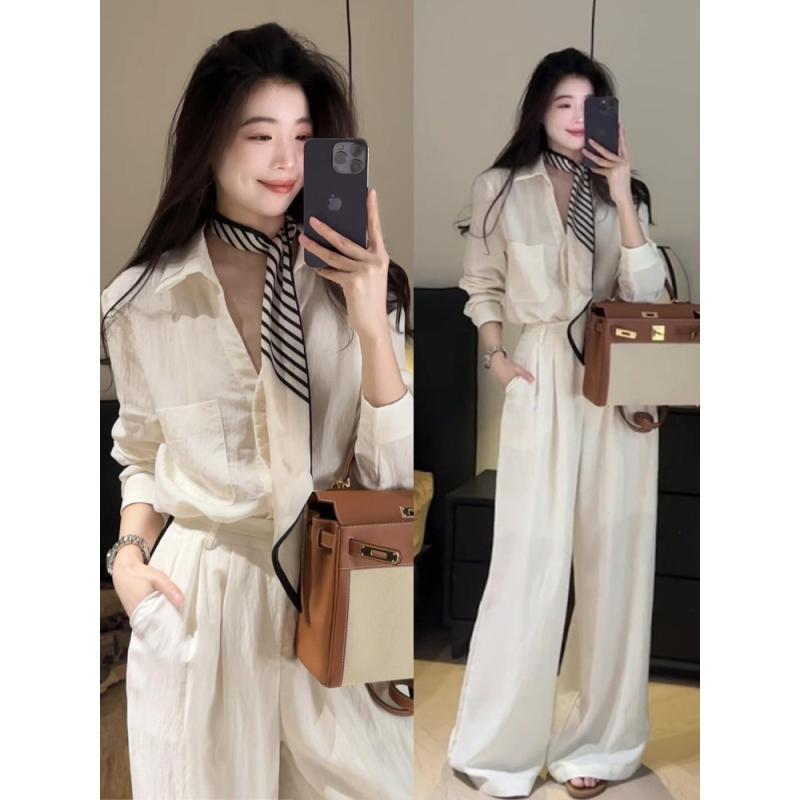 ・パンツ丈: ロング・生地: アクリル・メイン素材: その他・カラー: 上着、パンツ・サイズ: S、M、L、XL、2XL・スタイル: 日韓カジュアル・メイン素材含有量: 30～50%・スタイル: 韓国風・セット内容: パンツセット・対象: ...