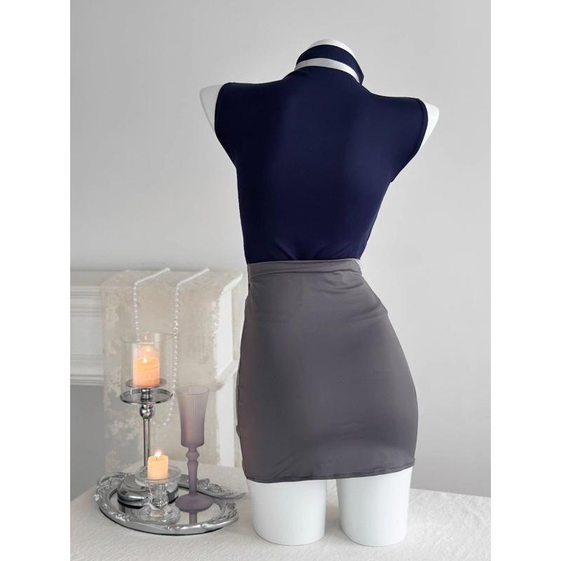 ・スカート丈: マキシ丈・人気要素: 蝶結び・素材: ポリエステル・スタイル: 通勤・セット内容: スカート・対象: 女性・袖丈: 長袖・袖のタイプ: フレアスリーブ・カラー: セクシー秘書風タイトスカート、セクシー秘書風タイトスカート+黒...