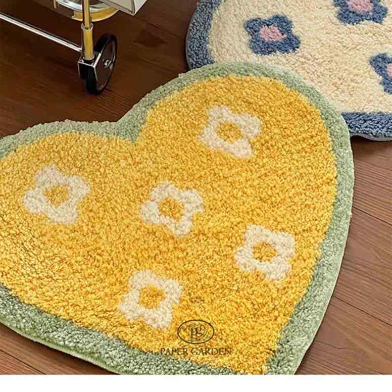 ・素材: 植绒・形状: 异形・模様: 心形・洗濯: 洗濯機洗い可能・カラー: 爱心-黒米, 爱心-紫绿, 爱心-粉绿, 爱心-红白, 爱心-咖米, 爱心-红粉, 爱心-浅藍, 爱心-黄白, 爱心-藍红・サイズ: 40*48cm・スペース: ...