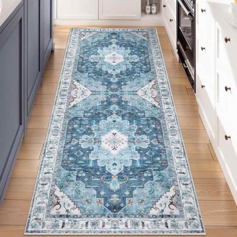 ・項目名: 素材・値: ポリエステル・項目名: 製法・値: プリント・項目名: 形状・値: 方形・項目名: 柄・値: ストライプ、植物、花柄・項目名: 洗い方・値: 手洗い・項目名: カラー・値: RZMM-走廊毯（1）, RZMM-走廊毯...