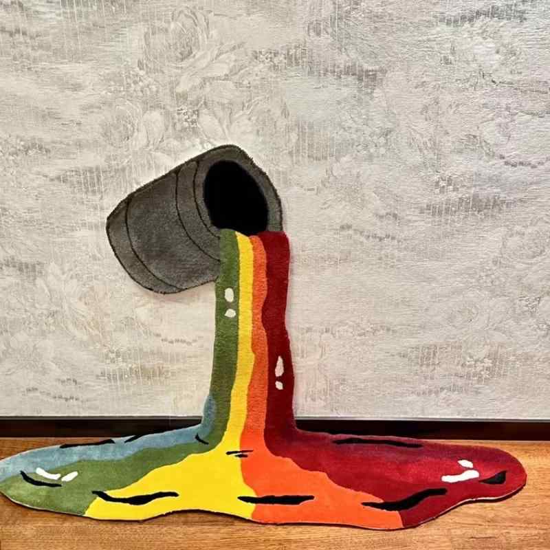 ・素材: ポリエステル（ポリエステル繊維）・製法: 機械織り・形状: 変形・柄: ストライプ・洗濯方法: 水洗い・カラー: 1, 2・サイズ: 直径60cm, 直径80cm, 直径100cm, 直径120cm, 直径160cm, 直径200...