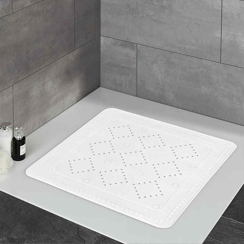 ・素材: PVC・形状: 方形・柄: 無地・洗濯方法: 水洗い・カラー: ホワイト, ブラック, グレー, ブルー, ベージュ・サイズ: 格子紋・場所: 浴室・スタイル: 現代的