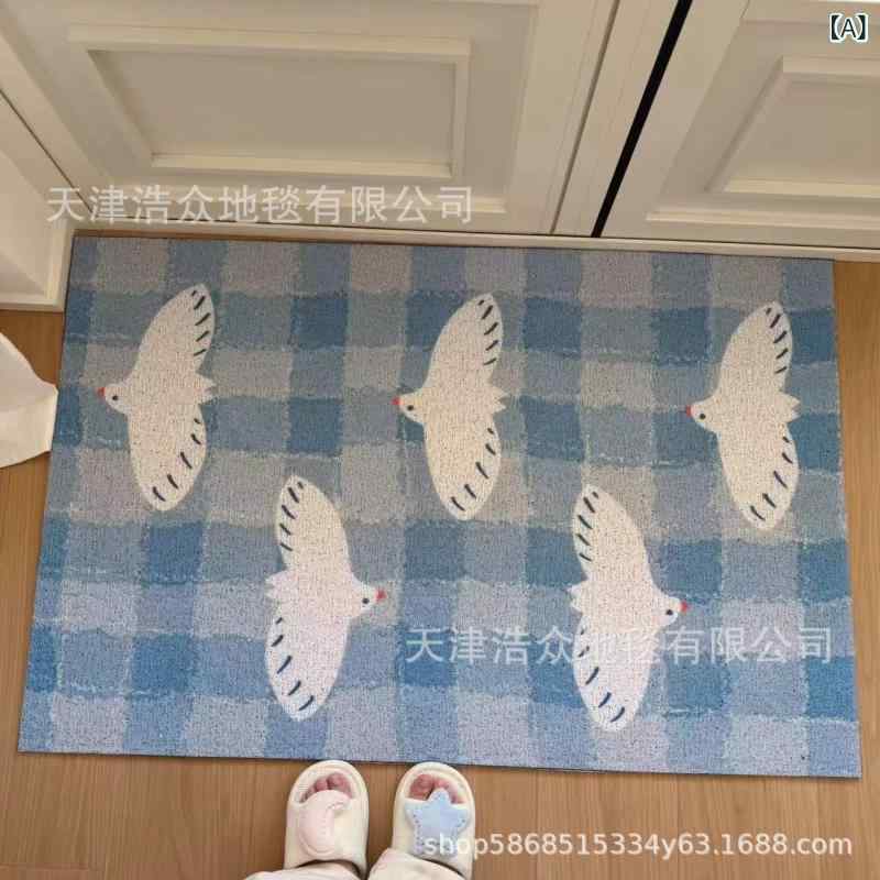 ・素材: PVC・形状: 方形・柄: 方格・洗濯方法: 水洗い・カラー: 飞鸟集【丝圈】・サイズ: 30*50cm、40*60cm、50*80cm、60*90cm、80*120cm・場所: 浴室、玄関、ベランダ、商業施設、その他・スタイル:...