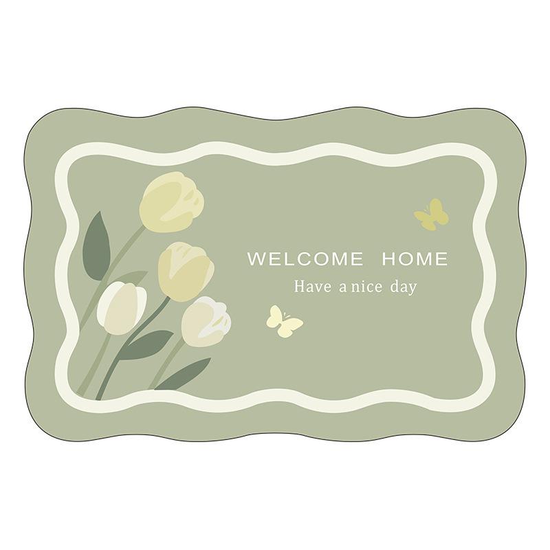 ・素材: 珪藻土・形状: その他・柄: その他・洗濯方法: 水洗い・カラー: 豆蔻, 抹茶, 蔚藍・サイズ: 40*60cm, 50*80cm, 60*90cm・用途: 寝室, キッチン, 浴室・スタイル: アメリカ式