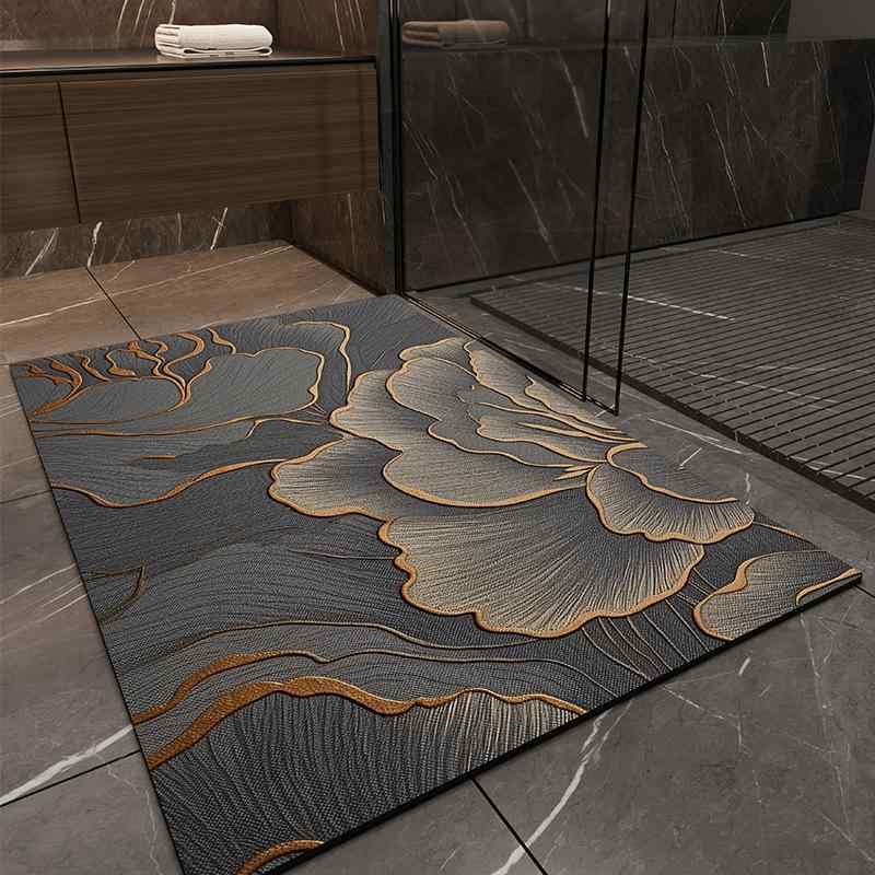 ・素材: 珪藻土・形状: 方形・柄: その他・洗い方: 水洗い・カラー: 云来, 屏金, 木槿, 椿萱, 金萱, 辉金, 妙语, 苏木, 霞光, 齐放, 灵芝, 观花, 焕彩, 宝婺・サイズ: 40×60cm, 50×80cm, 60×90...