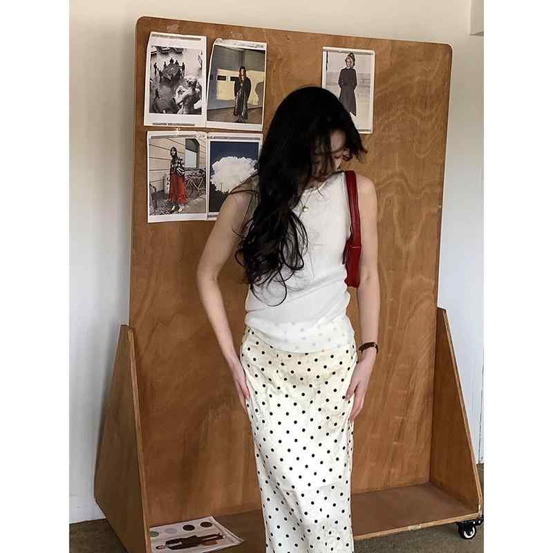 ・素材: ポリエステル・スカート丈: ミモレ丈・柄: プリント・色: アプリコット・サイズ: S, M, L, XL・スタイル: 通勤・スカートのタイプ: Aラインスカート