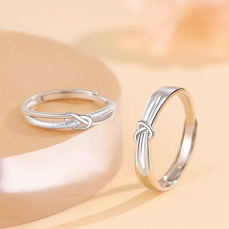 ・種類: リング、指輪・素材: シルバー99・デザイン: 幾何学型・加工: 電気メッキ・対象: ペア・スタイル: 軽奢風、通勤・カラー: メンズ、レディース