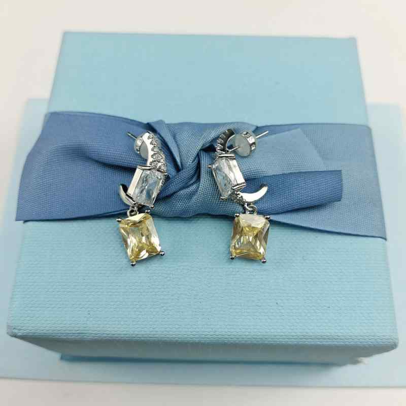 ・素材: 銅・デザイン: 星形・加工: 電気メッキ・スタイル: エレガント、通勤・カテゴリ: イヤリング・対象: レディース・流行要素: 方糖