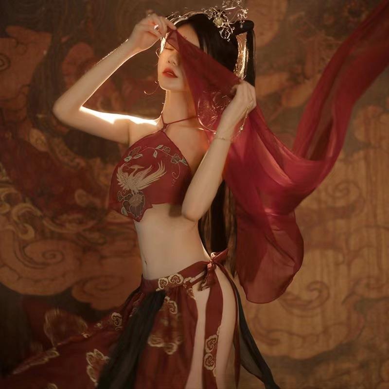 ・カテゴリ: その他・スタイル: 肚兜、ゲーム装、透視装・素材: ポリエステル・適用対象: 女性・サイズ: フリーサイズ・主素材含有量: 90-95%・カラー: 飛天鳳舞、ピンク色和服、緑仙子、玉環貴妃