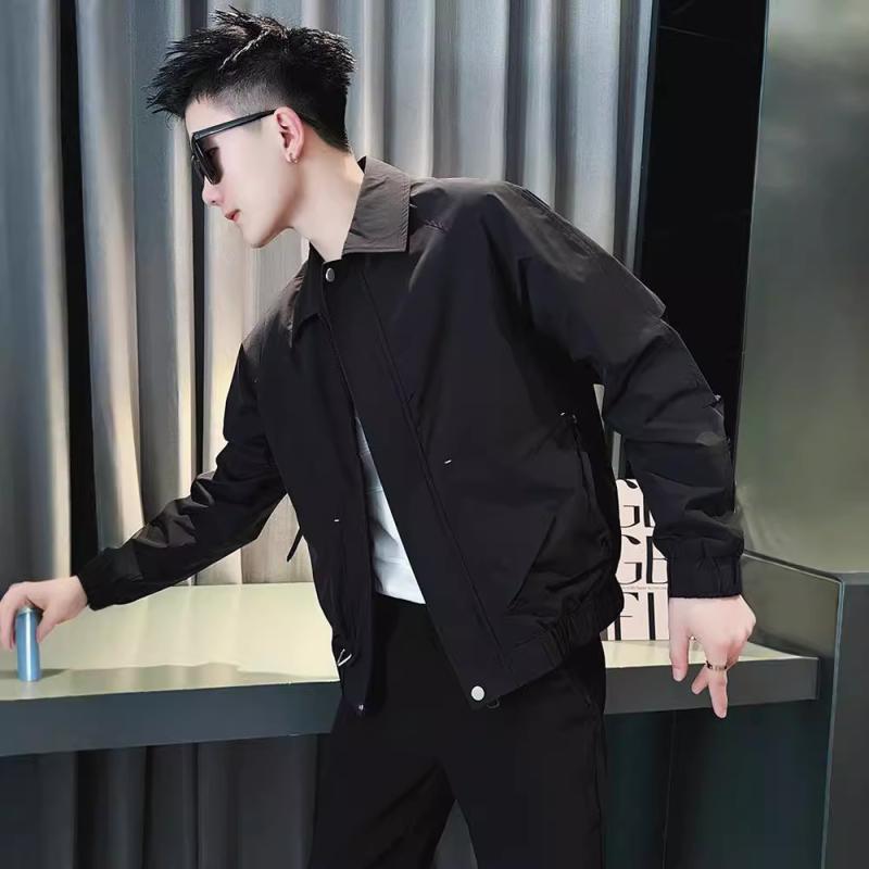 ・カテゴリ: ジャケット・スタイル: 韓国版・対象年齢: 18-24歳、成人・襟: 翻領・フィット: 修身型・前立て: シングルブレスト・フード: なし・厚さ: 普通・柄: その他・シーズン: 秋・対象: 青年、男性・素材: 綿・主な素材:...