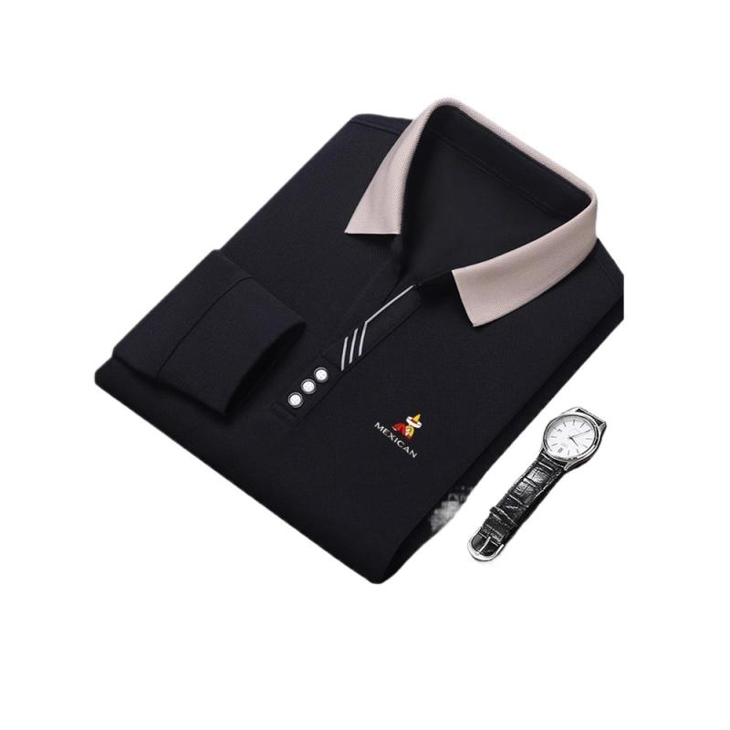 ・カテゴリ: ポロシャツ・スタイル: ベーシック・袖丈: 長袖・フィット: ゆったり・柄: 無地・加工: 刺繍・厚さ: 普通・対象年齢: 24-35歳・素材: 綿混紡・主な素材: 綿・シーン: デイリー・在庫: 有り・洗濯: 洗濯機洗い可・...