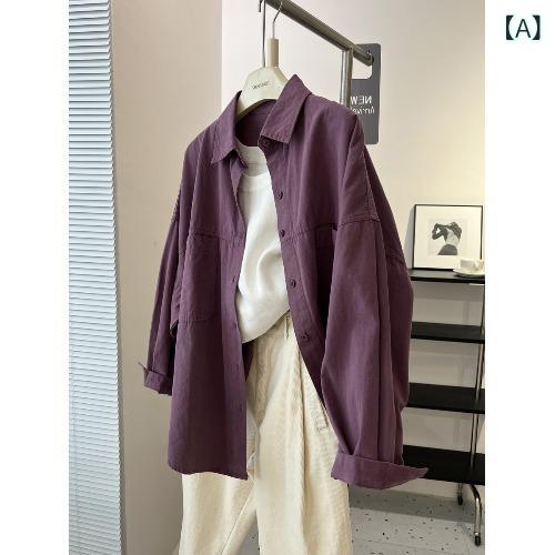 ・素材: シェニール、スパンデックス・柄: 無地・スタイル: その他・袖丈: 長袖・フィット: ゆったり・ネックライン: ポロネック・袖のタイプ: レギュラー・色: 紫、オフホワイト・サイズ: L、XL・系統: お姉さん系・前立て: シング...