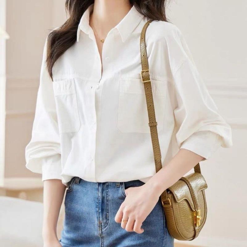 ・素材: 綿・柄: その他・スタイル: 基本款・袖丈: 長袖・フィット: ゆったり・襟型: ポロ襟・袖のタイプ: 通常袖・流行の要素: その他・カラー: オフホワイト、ピンク、グリーン・サイズ: M, L, XL, 2XL, 3XL, 4X...