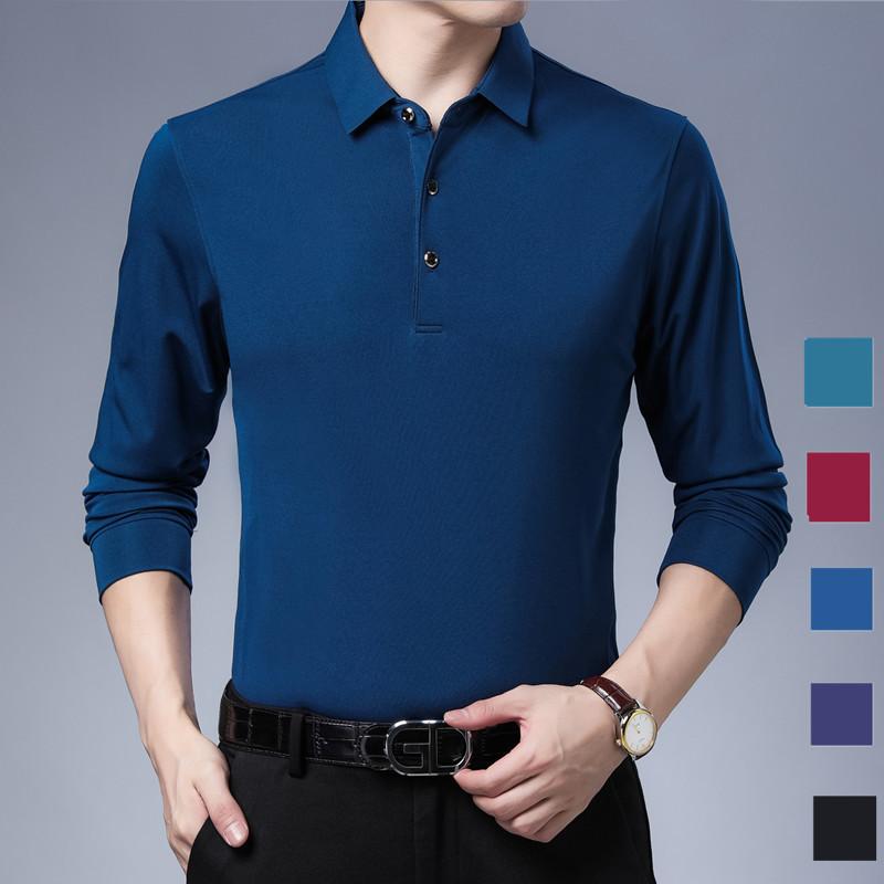 2個セット・スタイル: カジュアル・柄: 無地・対象: 中年・袖丈: 長袖・ネックライン: 襟付き・タイプ: プルオーバー・厚さ: 厚手・フィット: スリム・素材: ポリエステル97%・カラー: ブラック、ネイビー、ブルー、グリーン、ワイン...