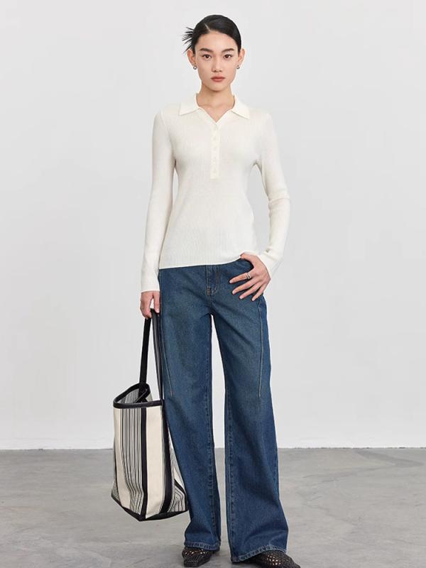 ・項目名: 素材・値: 羊毛・項目名: 混紡率・値: 95%以上・項目名: シルエット・値: 修身・項目名: 袖のタイプ・値: レギュラー袖・項目名: ネックライン・値: ポロネック・項目名: 袖丈・値: 長袖・項目名: ディテール・値: ...