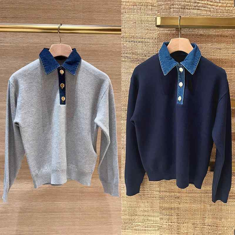 ・カテゴリ: ニット・素材: 混紡、粘胶纤维50-70%・柄: 無地・厚さ: 普通・スタイル: 通勤・袖丈: 長袖・ネックライン: ポロネック・シルエット: レギュラー・カラー: ライトグレー、ダークブルー・サイズ: S、M、L・着丈: 5...