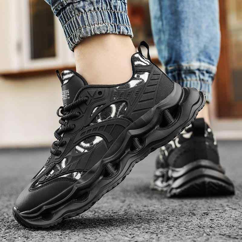 ・カテゴリ: スニーカー・対象年齢: 青年・スタイル: トレンド・機能性: 通気性、軽量、滑り止め・性別: メンズ・デザイン: 無地・アッパー素材: メッシュ・ソール素材: ゴム・用途: スポーツ・履き方: レースアップ・流行の要素: ステ...