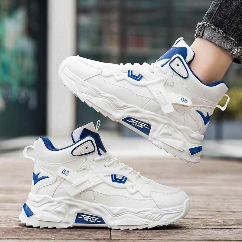 ・商品カテゴリ: スニーカー・対象年齢層: 青年 (18-40歳)・スタイル: 韓国版・機能: 耐摩耗性・適合シーズン: 冬、春、秋・対象性別: 男性・パターン: 配色・アッパー素材: PU・ソール素材: ゴム・適用スポーツ: 一般・着用方...