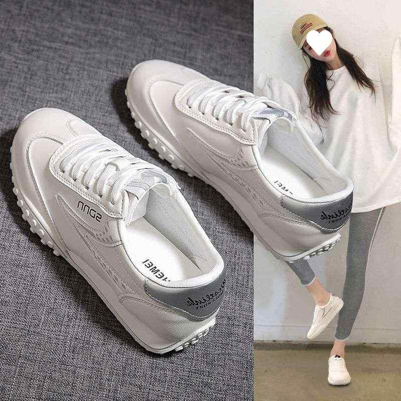 ・商品カテゴリ: スニーカー・スタイル: 韓国版・対象: 女性・靴の素材: PU・つま先の形状: ラウンドトゥ・ヒールの高さ: ローヒール(1-3cm)・カラー: 白灰・サイズ: 35, 36, 37, 38, 39, 40・機能: 軽量,...