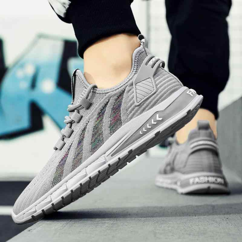 2個セット・カテゴリ: 運動風カジュアルシューズ・対象年齢: 青年（18-40歳）・スタイル: 韓国版・機能: 通気性、軽量・性別: 男・柄: 無地・靴の素材: フライニット・靴底の素材: プラスチック・適用場所: スポーツ、汎用・履き方:...