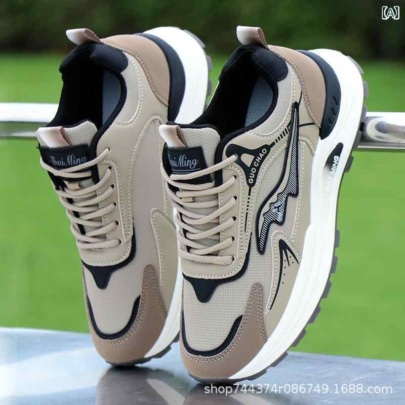 ・カテゴリ: スニーカー・対象年齢: 青年（18～40歳）・スタイル: 韓国風・機能: マッサージ、防水、バランス、滑り止め、耐摩耗性、衝撃吸収、密着性・柄: 無地・性別: 男性・靴の素材（アッパー）: 合成皮革・靴底の素材: ゴム・用途:...