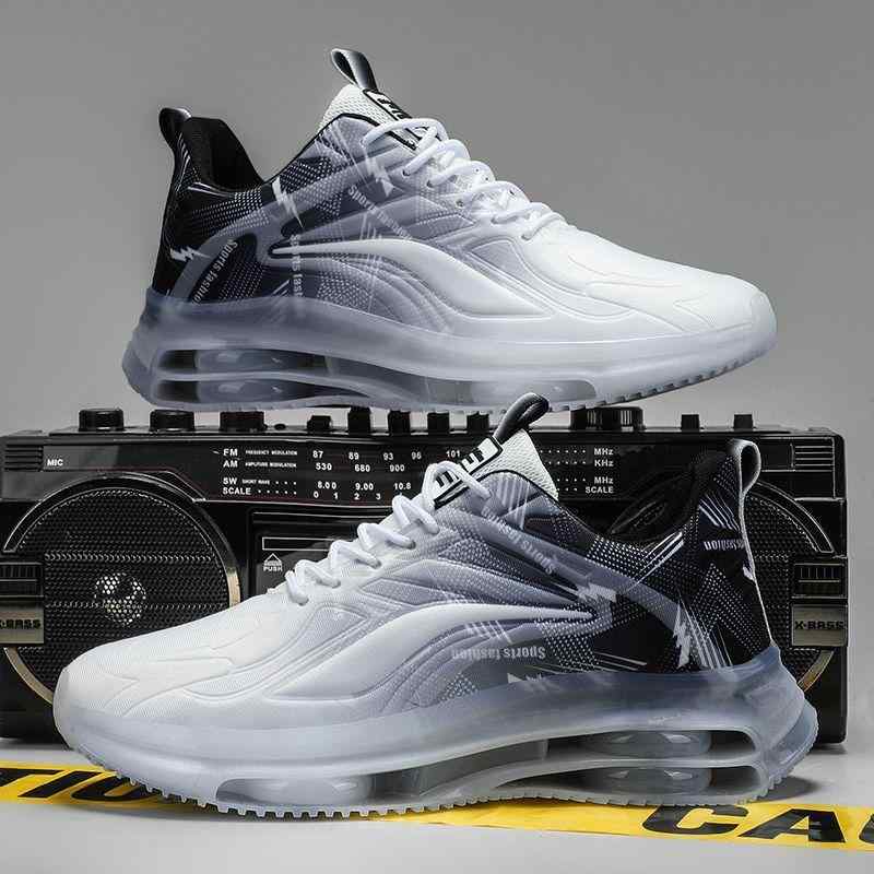 ・商品カテゴリ: スニーカー・対象年齢: 青年 (18-40歳)・スタイル: カジュアル・機能: 厚底, 軽量, 衝撃吸収・対象: 男性・柄: 無地・アッパー素材: メッシュ・ソール素材: TPU・着用方法: バックストラップ・ヒールの形状...