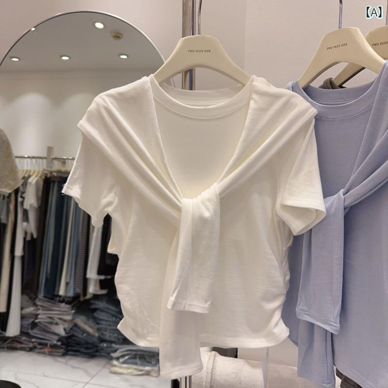 ・カテゴリ: Tシャツ・スタイル: 通勤風・主な素材: 綿90-95%・主な素材2: 氨纶30-50%・柄: 無地・ネックライン: 丸首・袖丈: 短袖・袖型: 標準袖・フィット: スリム・着丈: 普通(50-65cm)・カラー展開: 白色、...