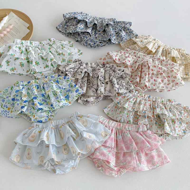 ・スタイル: 韓国版・生地: 綿・安全等級: A類・パンツ丈: ショートパンツ・主な生地の成分: 綿98%・対象: 女児・対象年齢: 3～8歳 (100～140cm)・シーズン: 夏・種類: スカートパンツ・股部分の仕様: 閉じた股・柄: ...