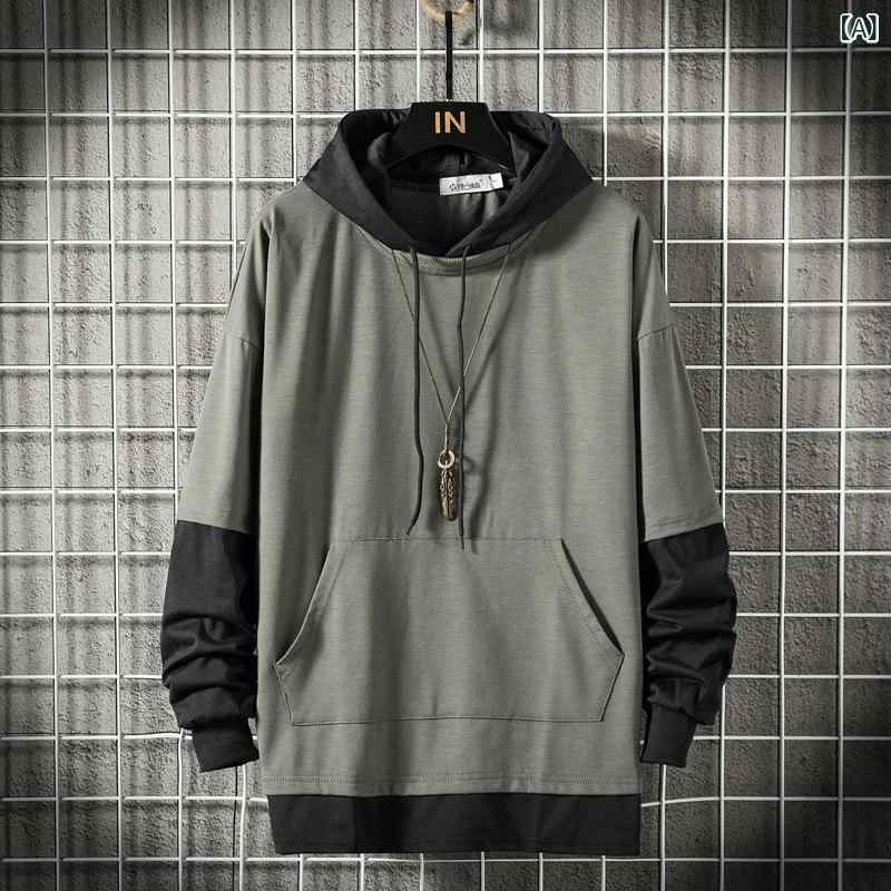 ・カテゴリ: メンズ・スタイル: ベーシック・袖丈: 長袖・タイプ: プルオーバー・フード: あり・厚さ: 普通・素材: ポリエステル・混率: 95%・柄: 配色・フィット: レギュラー・ポケット: フラップポケット・対象年齢: 成人・対象...