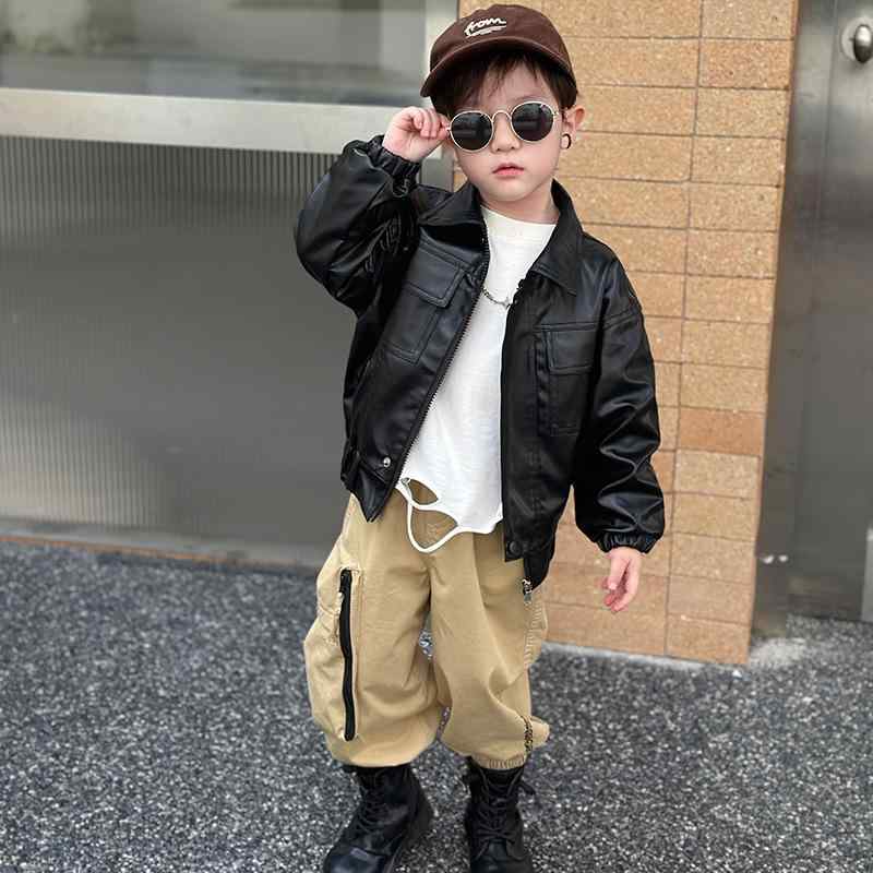 ・性別: 男の子・対象年齢: 中小のお子様(3~8歳, 100~140cm)・ネックライン: 襟付き・スタイル: 韓国風・柄: 無地・厚さ: 普通・生地加工: 柔らかい・フード: なし・要素: カーディガン・袖丈: 長袖・安全レベル: B類...