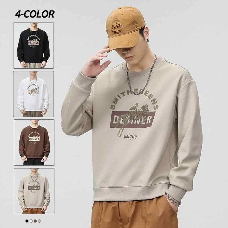 ・スタイル: 流行 ・款式: プルオーバー ・領型: ラウンドネック ・袖丈: 長袖 ・厚さ: 普通 ・主な素材: 綿 ・主な素材の含有量: 96%以上 ・生地名: 綿 ・柄: 柄 ・フィット: ゆったり ・色: ブラック, ホワイト, コ...