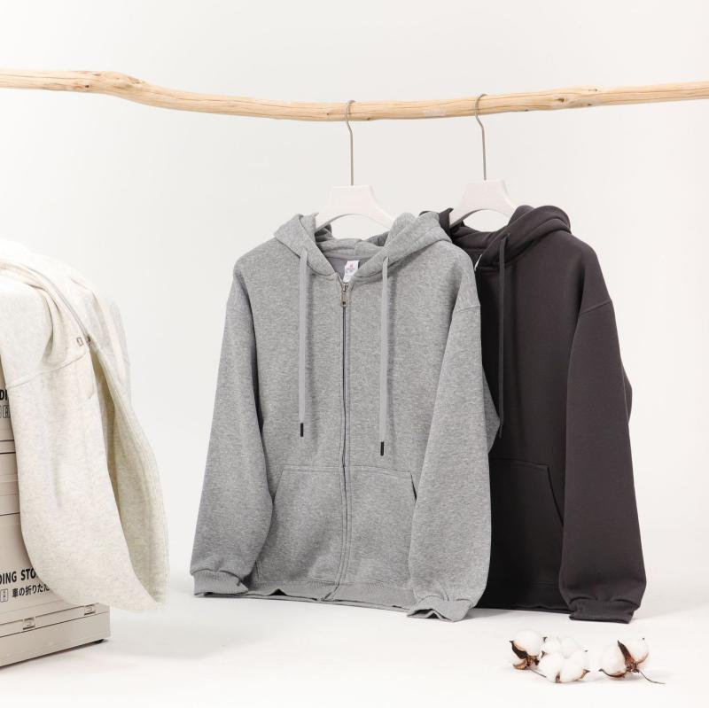 ・カテゴリ: スウェット/トレーナー・スタイル: ストリート・セット内容: 上下セット・袖丈: 長袖・ネックライン: Vネック、クルーネック・柄: 無地・素材: 綿65%・厚さ: 厚手（裏起毛）・フィット感: ルーズ・前開き: ジッパー・フ...