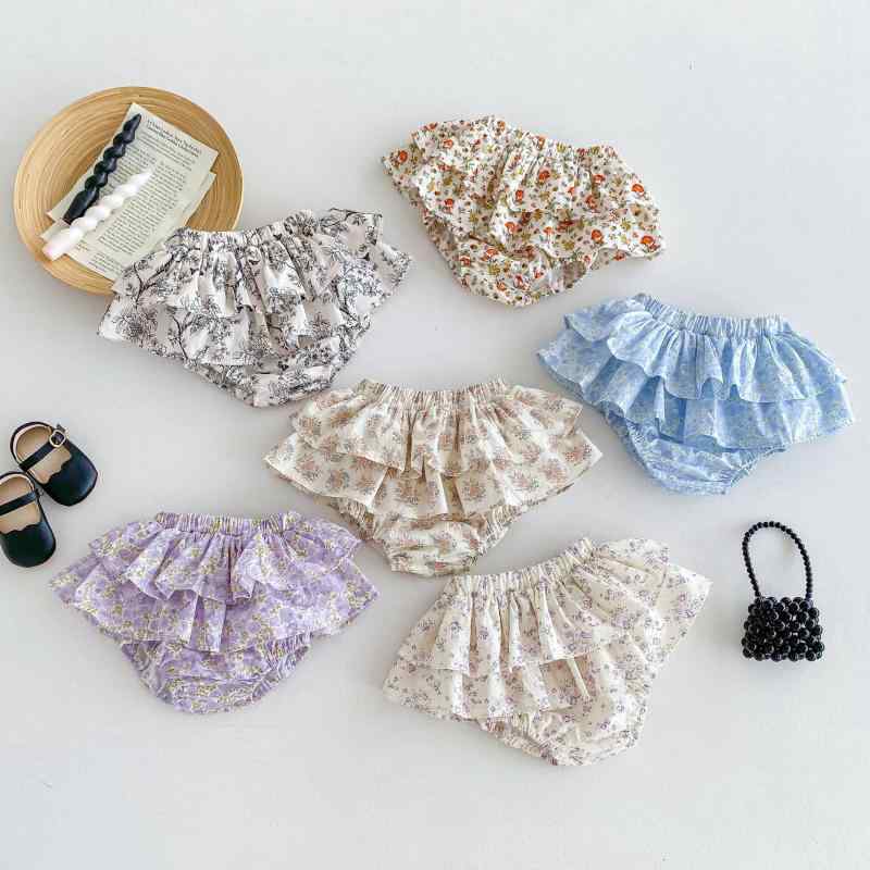 ・スタイル: プリンセス・スカートの種類: 超ミニスカート・素材: 綿・安全レベル: A・主な素材: 綿95%・対象年齢: 0～1歳 (80cm以下)・性別: 女児・柄: 花柄・生地加工: プリント・シーズン: 夏・デザイン: スカート・ス...