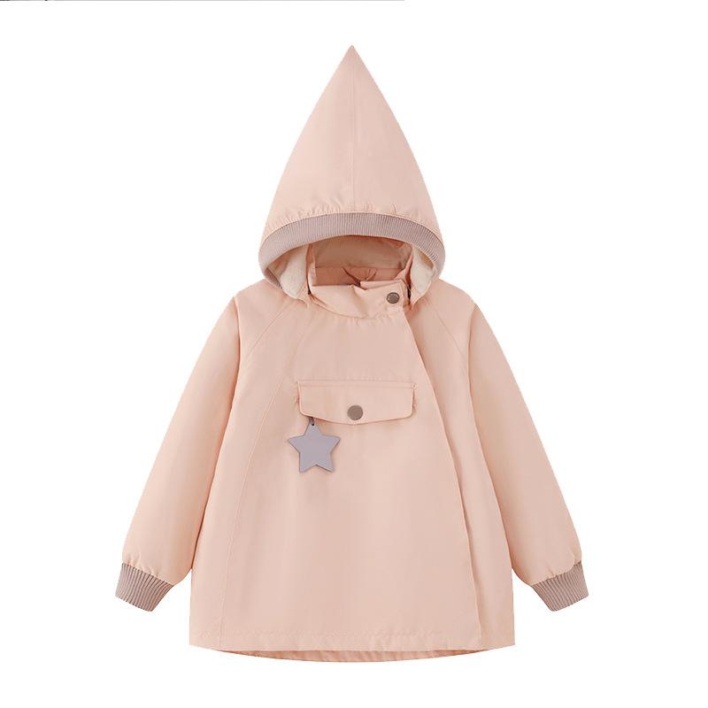 ・対象: 子供・対象年齢: 3～8歳・襟の形: ラウンドネック・シーズン: 冬、春、秋・スタイル: 通勤・柄: 無地・厚さ: 普通・フード: 有り・袖丈: 長袖・生地: フリース・裏地: ポリエステル100%・留め具: ジッパー・メイン素材...