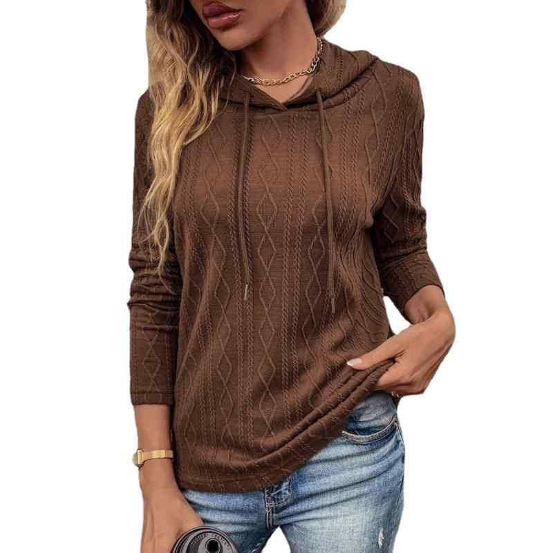 ・柄: 無地・スタイル: 通勤・袖丈: 長袖・ネックライン: ラウンドネック・素材: ポリエステル、ナイロン、スパンデックス・混紡率: ポリエステル50-70%、スパンデックス30%以下・カラー: ブラック、ワインレッド、ダークブラウン、グ...