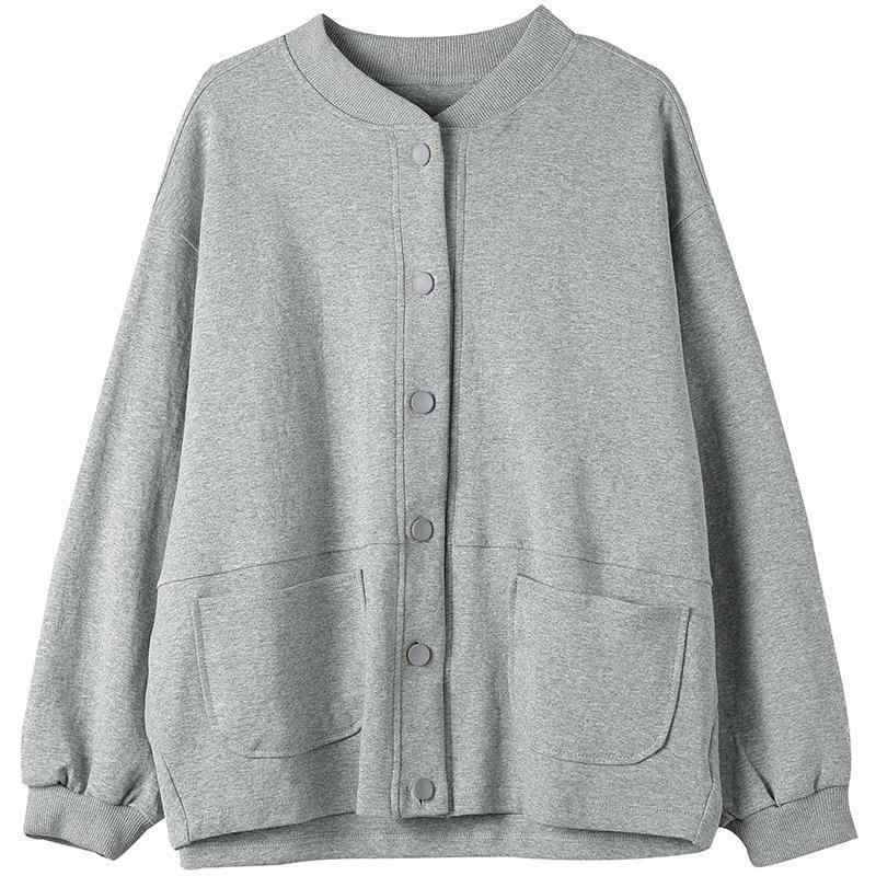 ・柄: その他・スタイル: カーディガン・シルエット: ゆったり・袖丈: 長袖・袖のタイプ: レギュラー袖・ネックライン: ラウンドネック・厚さ: 普通・デザイン: ポケット・素材: 綿・素材（%）: 70-80%・色: レッド、ブラック、...