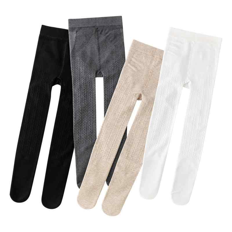 ・儿童袜类别: 连裤袜・素材: ナイロン・対象: 女児・機能: 通気性・厚さ: 厚手・柄: 無地・種類: カジュアル、スポーツ、プリンセス・色: 白、黒、オートミール、グレー・サイズ: M (3-5歳), L (5-7歳), XL (7-9...