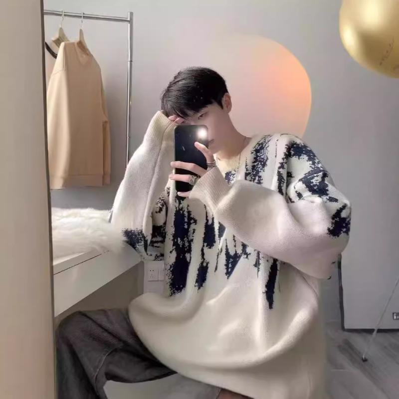 ・タイプ: プルオーバー・フィット: ゆったり・ネックライン: ラウンドネック・袖丈: 長袖・厚さ: 普通・スタイル: 韓国・ディテール: リブ裾・対象年齢: 18-24歳・素材: 化学繊維混紡・主な素材: ポリエステル繊維・対象: 若者、...