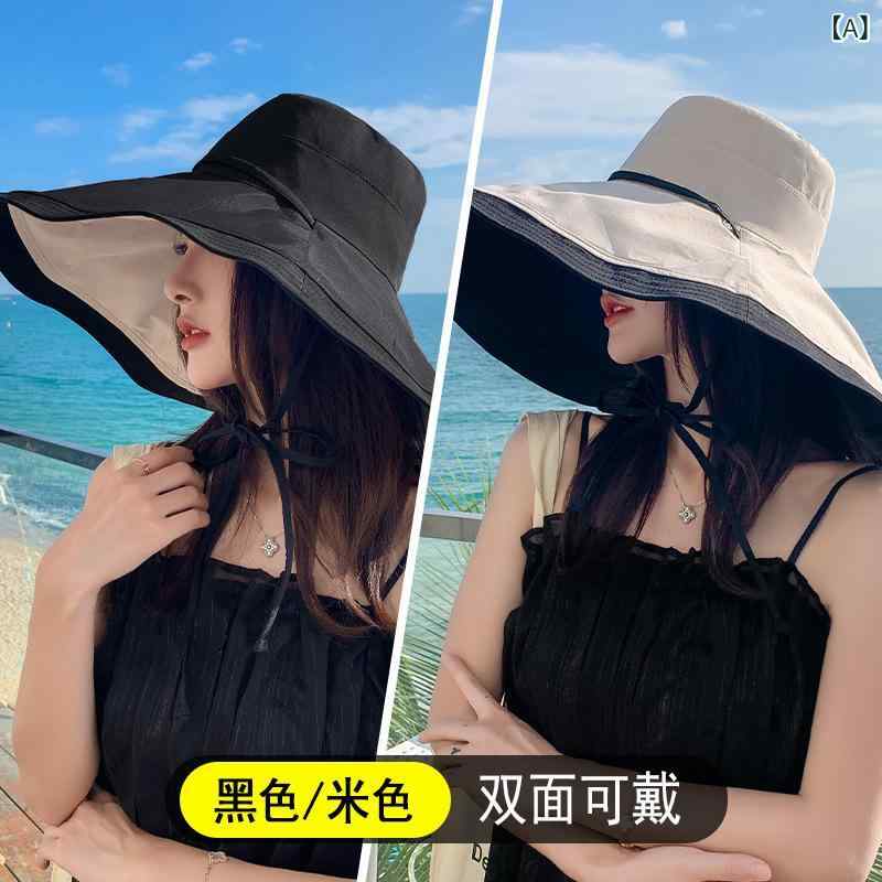 ・カテゴリ: 漁夫帽・スタイル: 縫線・帽頂: 円頂・帽檐: 大檐・カラー展開: 黒、黄色、ピンク、オレンジ、青、カーキ・サイズ展開: 均一 (頭囲55-59cm)・機能: 遮陽