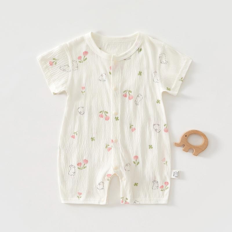 ・カテゴリ: ロンパース・スタイル: カジュアル・主な素材: 綿100%・袖丈: 半袖・性別: 男女兼用・対象年齢: 新生児(0~1歳, 80cm以下)・厚さ: 薄手・適合身長: 5394.96cm・適合身長: 6035.04cm・適合身長...