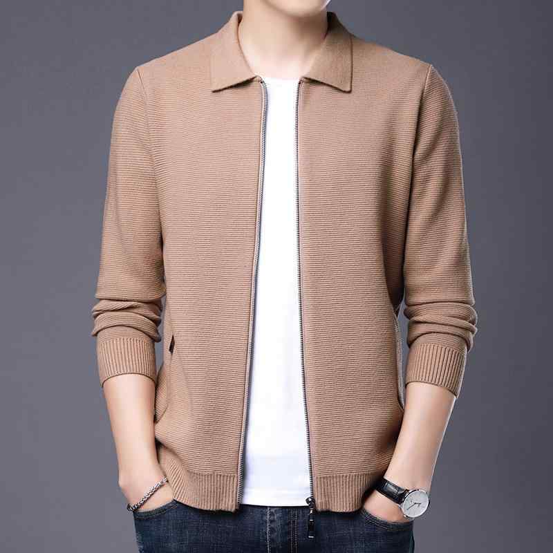 ・カテゴリ: ニットカーディガン・スタイル: 韓国風・タイプ: カーディガン・フィット: スリム・襟型: 襟付き・袖丈: 長袖・厚さ: 普通・対象年齢: 成人・対象: 男性・素材: 化繊混紡・主な素材: 粘纤・主素材の含有量: 50%・シー...