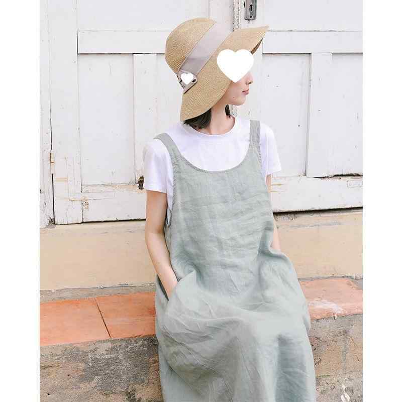 ・素材: 綿95%以上・柄: その他・デザイン: 肩紐・スカート丈: ロング・スカートタイプ: サスペンダースカート・ネックライン: ラウンドネック・袖丈: ノースリーブ・ウエスト: ゴムウエスト・スタイル: ストリート・カラー: モーブグ...