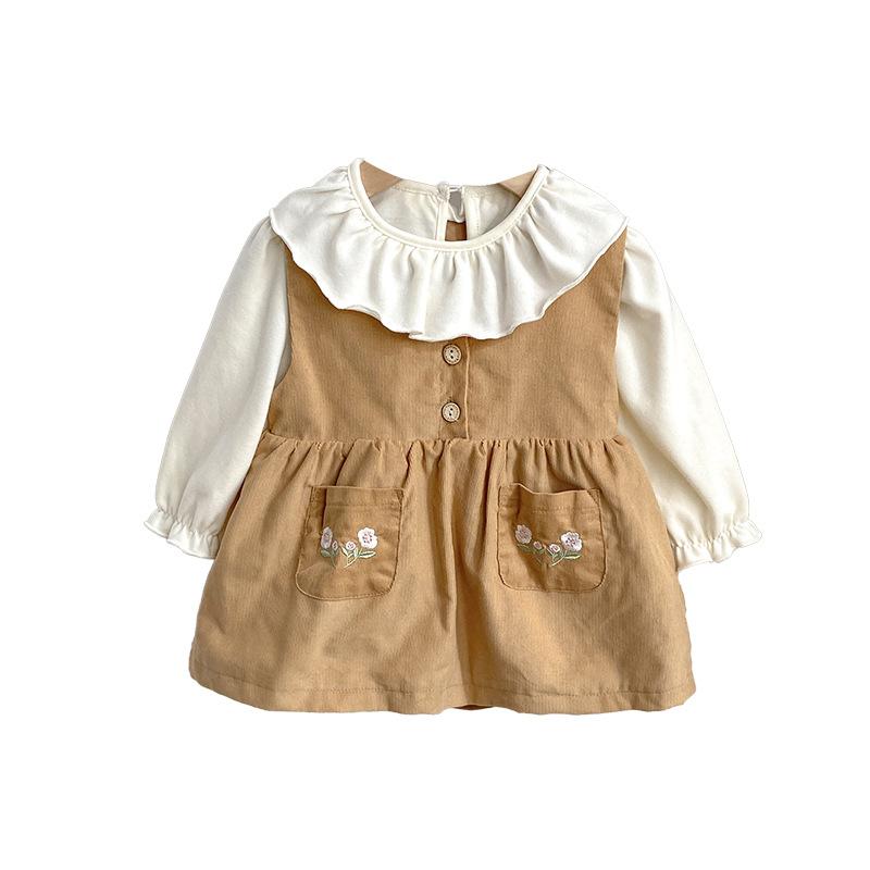 ・対象: 女児・スタイル: プリンセス・セット内容: スカート、トップス 2点セット・対象年齢: 1～3歳 (80～100cm)・シーズン: 春、秋・袖丈: 長袖・フード: なし・厚さ: 普通・柄: 花柄・在庫: あり・要素: スポーツ、セ...